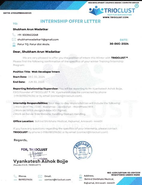 Internship Learningandgrowth Webdevelopment Html Css Javascript Shubham Wadatkar 13