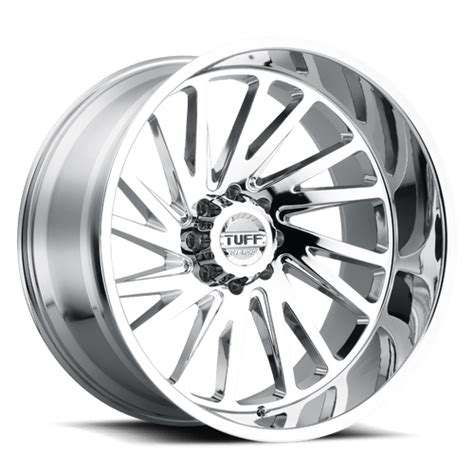 Tuff T2a 5x127 26x14 72 Chrome Wheels