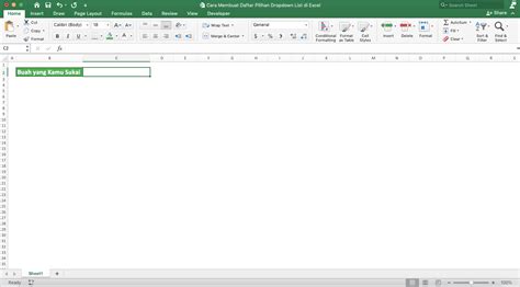 Cara Membuat Daftar Pilihandropdown List Di Excel Compute Expert