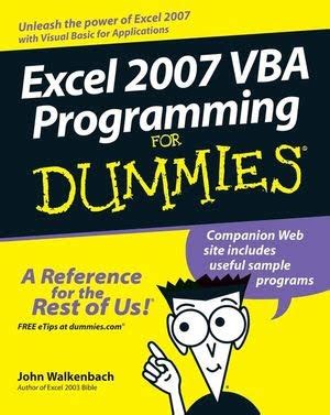 Never Apart Excel VBA Programming For Dummies With Source Code