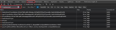query widget says data is inaccessible after col esri community