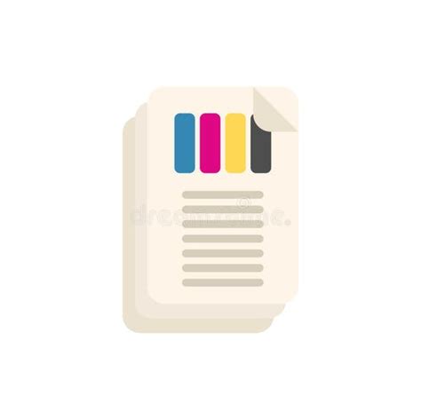 Stack Of Papers With Cmyk Color Palette Representing Printing Process