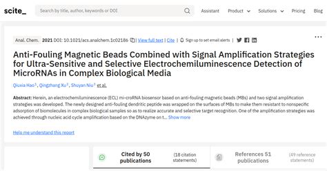 Anti Fouling Magnetic Beads Combined With Signal Amplification