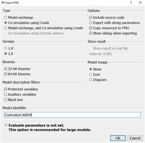 build fmus from dymola model and run the fmus in dymola and simulink
