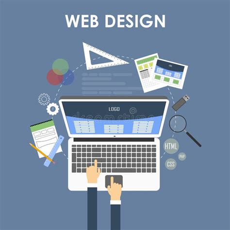 responsive web design concept stock illustration illustration of idea modern 60573055