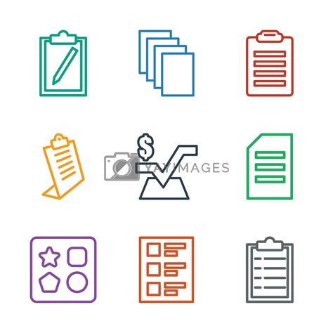 Symbolnoteconceptdocumenticonsignisolatedforofficeclipboardwhitepaperwebflatdesign