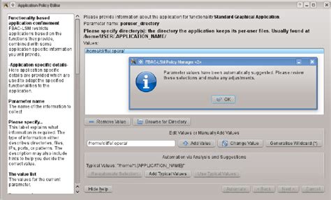 fbac lsm policy manager parameter argument specification download