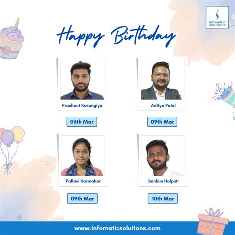 Infomatic Solutions On Linkedin Happybirthday Employeebirthdays