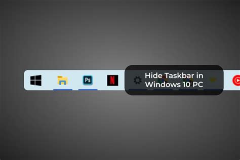 How To Hide Taskbar In Windows And Use Apps In Full Screen MashTips