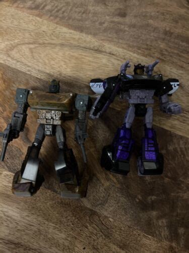 Transformers War For Cybertron Barricade Sparkless Bot Set Loose Complete 4580601374