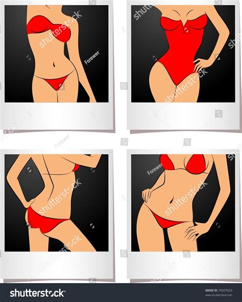Beautiful Sexy Girls Photo Frames Vector 스톡 벡터 로열티 프리 76507624 Shutterstock