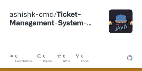 Github Ashishk Cmd Ticket Management System Backend