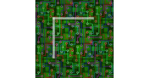 Lines And Nodes Circuits Fabric Zazzle