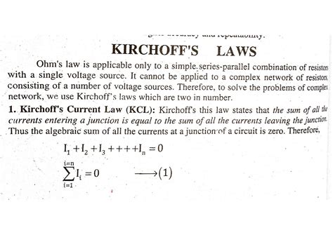 Solution Kirchoff S Law With Full Explanation And Examples Studypool