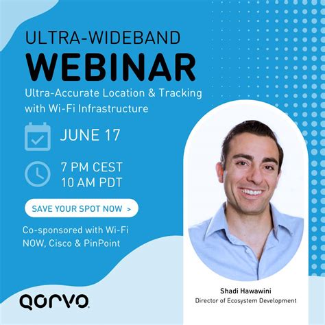 Accurate Indoor Positioning Is No Longer A Dream Its A Reality With Uwb And Wi Fi Qorvo Inc