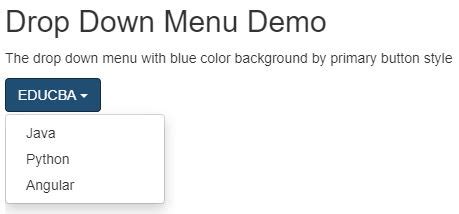 Bootstrap Dropdown Menu Concise Guide To Bootstrap Dropdown Menu