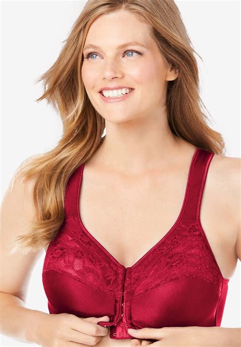Ladies Easy Enhancer® Front Close Wireless Bra French Toast Jessica