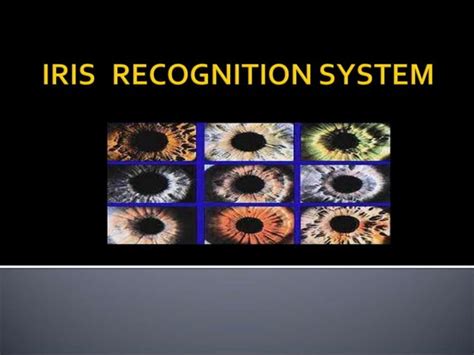 Iris Information Security Recognatioppt