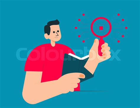 computer science concept illustrations set characters integ colourbox