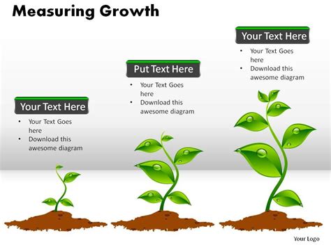 Measuring Growth Powerpoint Presentation Slides Presentation Graphics Presentation