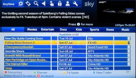 Sky Hd Information And Advice Radio And Telly Uk
