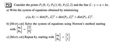 solved 2 p2 consider the points p1 0 1 p2 1 0 p3 2
