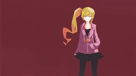 Wallpaper Illustration Monogatari Series Anime Girls Oshino