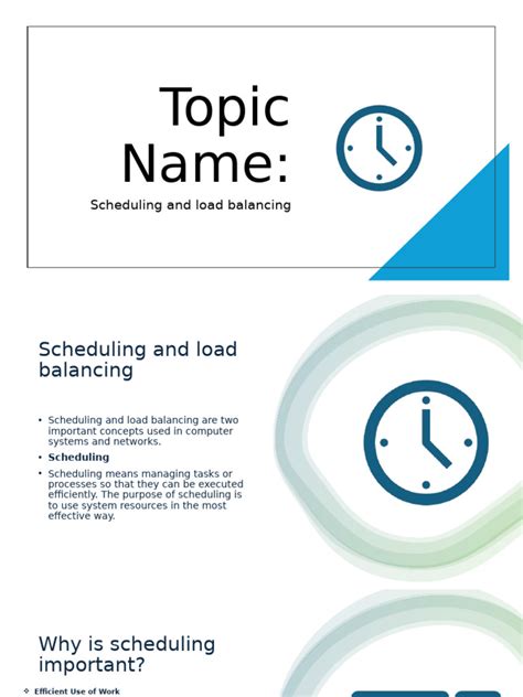 Sheduling And Load Balancing Pdf Scheduling Computing System