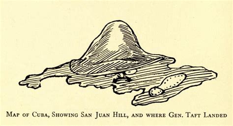 Map Of Cuba Showing San Juan Hill And Where Gen Taft Landed R
