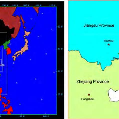 One Way Nested Model Domain Left And The Inner Yrd Model Domain Right Download Scientific