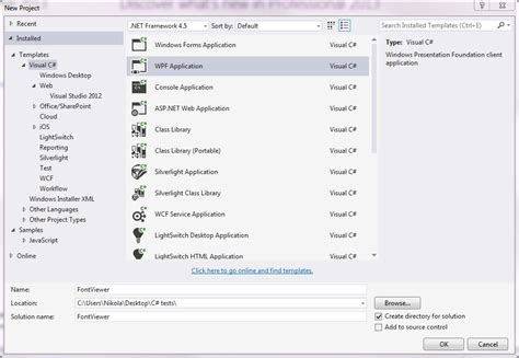 Build A Font Viewer Application In Wpf Without Writing Any C Code