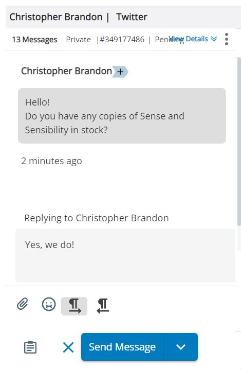 handle social messages in cxone agent integrated