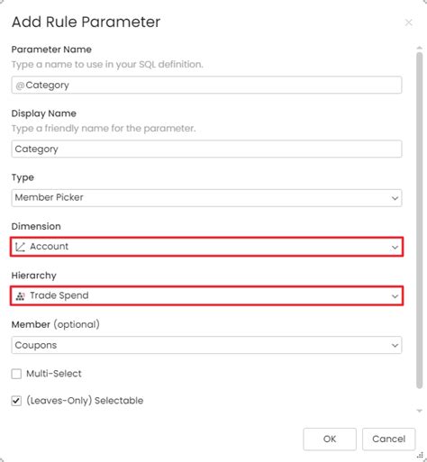 Add Sql Rule Parameters Kepion Support Center