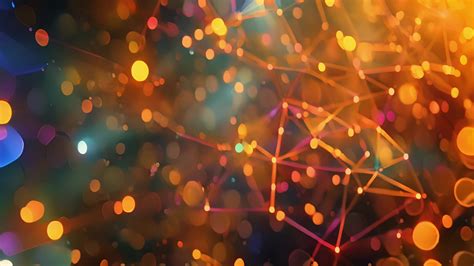 A Birds Eye View Of A Qcd Lattice With Random Fluctuations And Oscillations Representing The