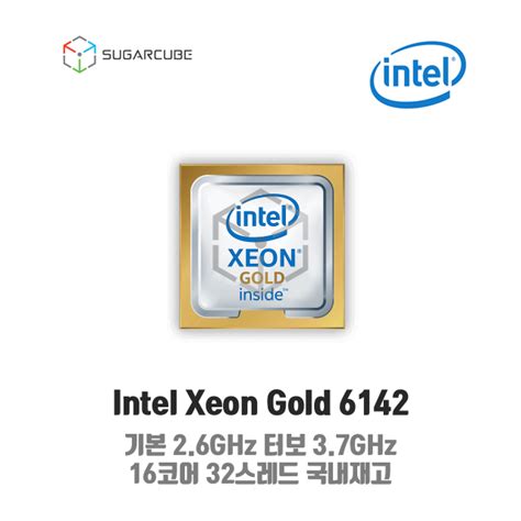 Intel xeon Gold 6142 서버cpu 워크스테이션cpu SR3AY - SUGARCUBE