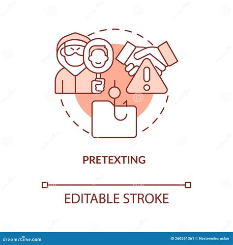 Pretexting Terracotta Concept Icon Stock Vector Illustration Of Security Concept 260531361