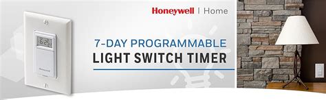 Honeywell 7 Day Programmable Light Switch Timer For Energy Savings