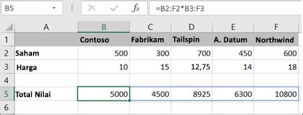 Membuat Rumus Array Dukungan Microsoft