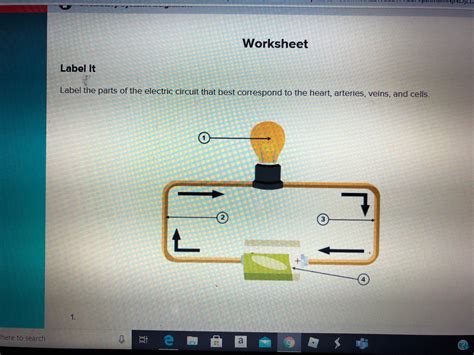 Label The Parts Of An Electric Circuit
