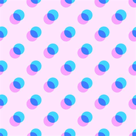 Geometric Pastel Overlapping Circles Pattern 690785 Vector Art At Vecteezy