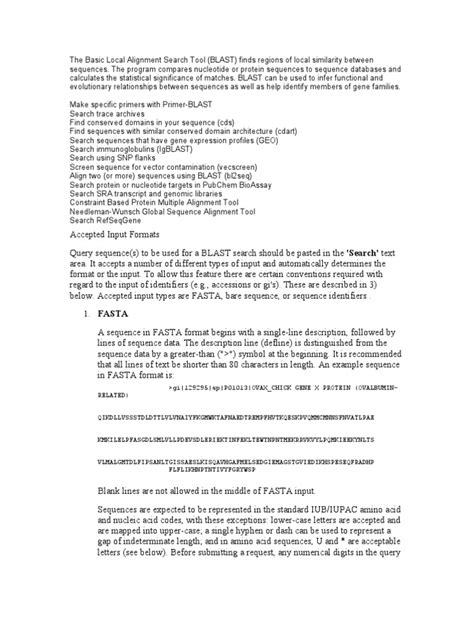 About Basic Local Alignment Search Tool Pdf Blast Sequence Alignment