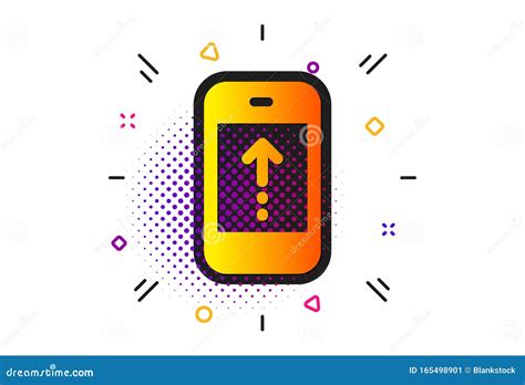 Swipe Up Phone Icon Scrolling Arrow Sign Landing Page Scroll Vector Stock Vector