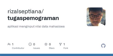 GitHub Rizalseptiana Tugaspemograman Aplikasi Menginput Nilai Data Mahasiswa