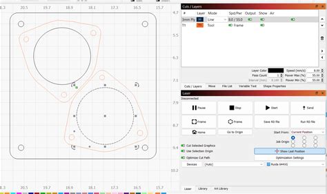 Disabled Layers Affecting Start Point Feature Request Lightburn Software Questions