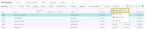 How To Export To And Edit In Excel From Dynamics 365 Business Central