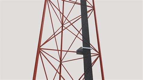 Modular Antenna 3d Model By 32cm