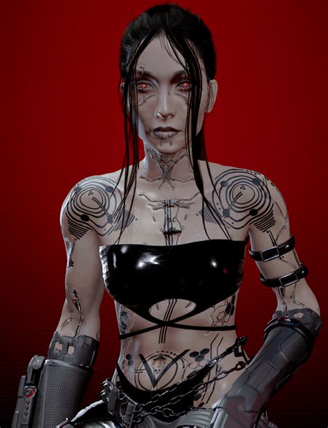 Assassin Netrunner V Closeup Rcyberpunkgame