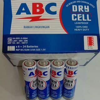 Jual Pak Baterai Abc Biru Aa A Dry Cell Hijau Batrai Jam Abc Isi Pcs Original Shopee