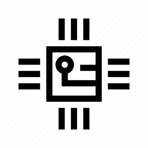 Chip Microchip Hardware Processor Technology Cpu Computer Icon Download On Iconfinder
