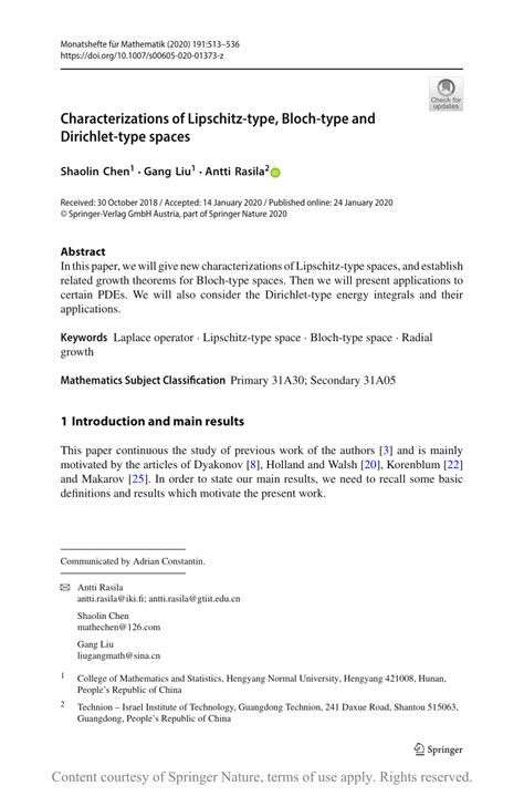 Characterizations Of Lipschitz Type Bloch Type And Dirichlet Type